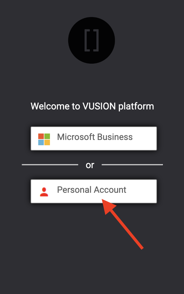 How to sign into Vusion Manager for the first time